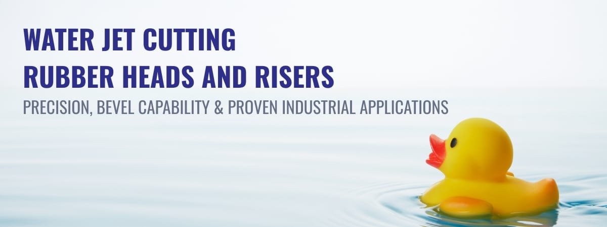 Water Jet Cutting Rubber Heads And Risers
